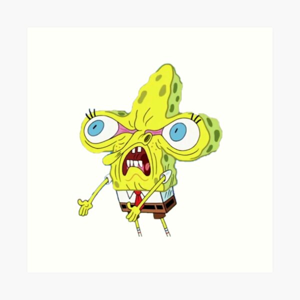 "SpongeBob Meme" Art Print for Sale by CayleyK | Redbubble