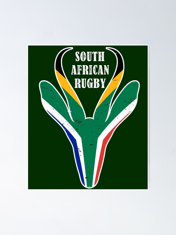 "springbok Face South Africa" Poster for Sale by d247 | Redbubble