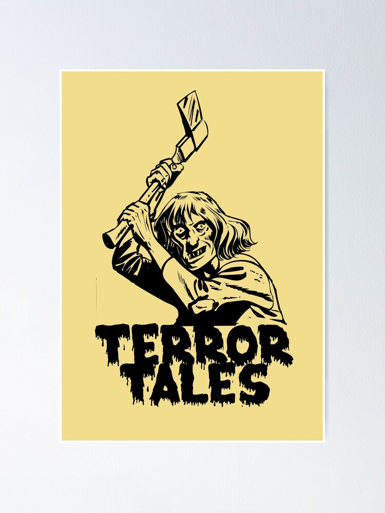 "Horror tale Comic book" Poster for Sale by Adicto | Redbubble