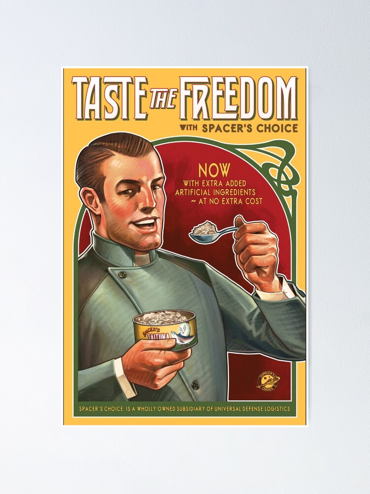 "The Outer Worlds Taste the Freedom" Poster for Sale by PFCpatrickC ...
