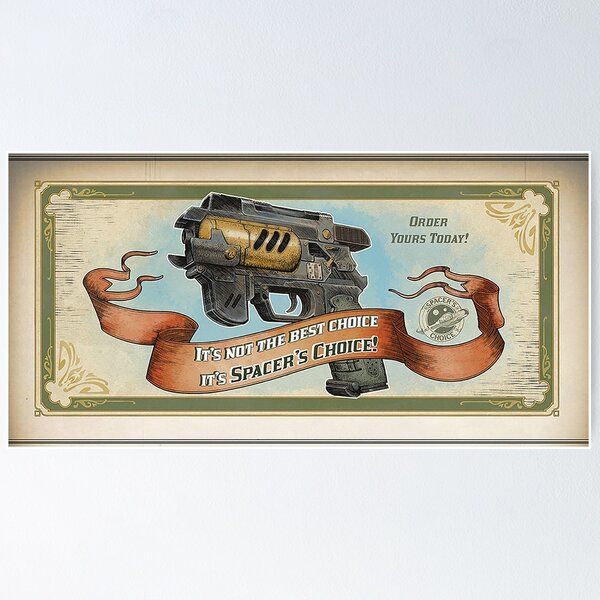 "Copy of The Outer Worlds Spacer's Choice" Poster for Sale by ...
