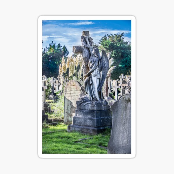 Cemetery Headstone Stickers | Redbubble