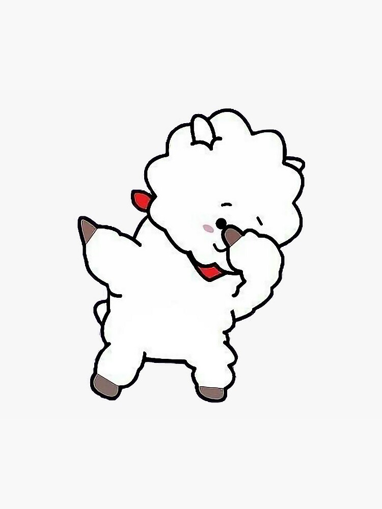 "RJ BT21 'STICKER'" Sticker for Sale by Kpopuniverse101 | Redbubble