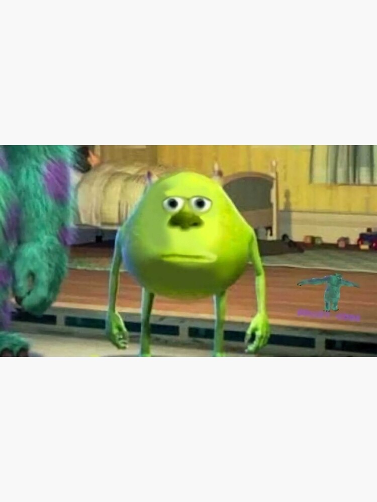 "Mike Wazowski Sully Faceswap Meme" Art Print for Sale by OffChance ...