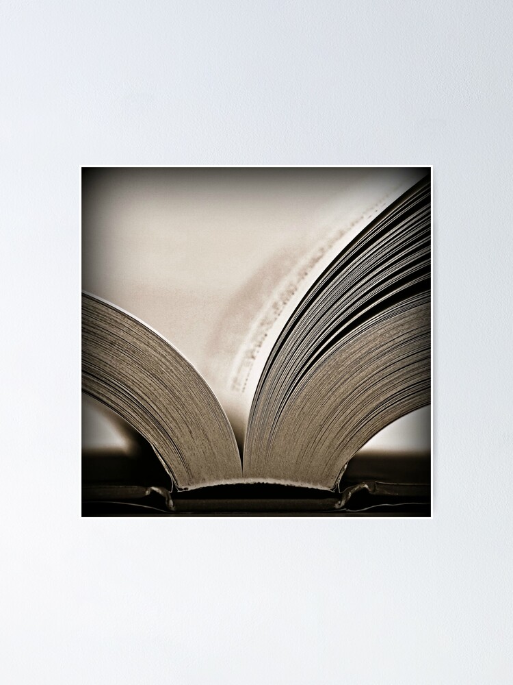 "An open book" Poster by KarenTregoning | Redbubble