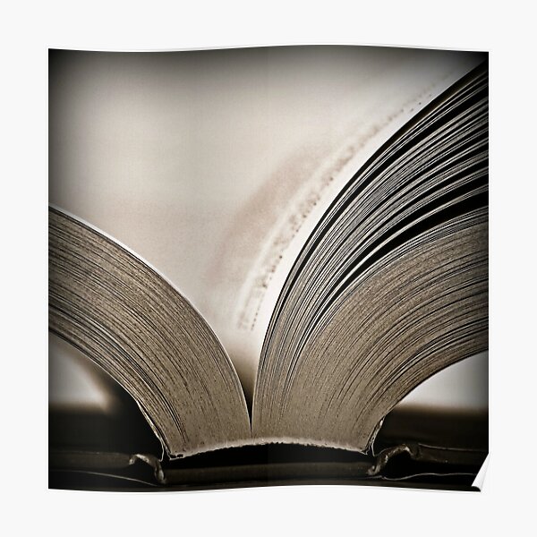 "An open book" Poster by KarenTregoning | Redbubble