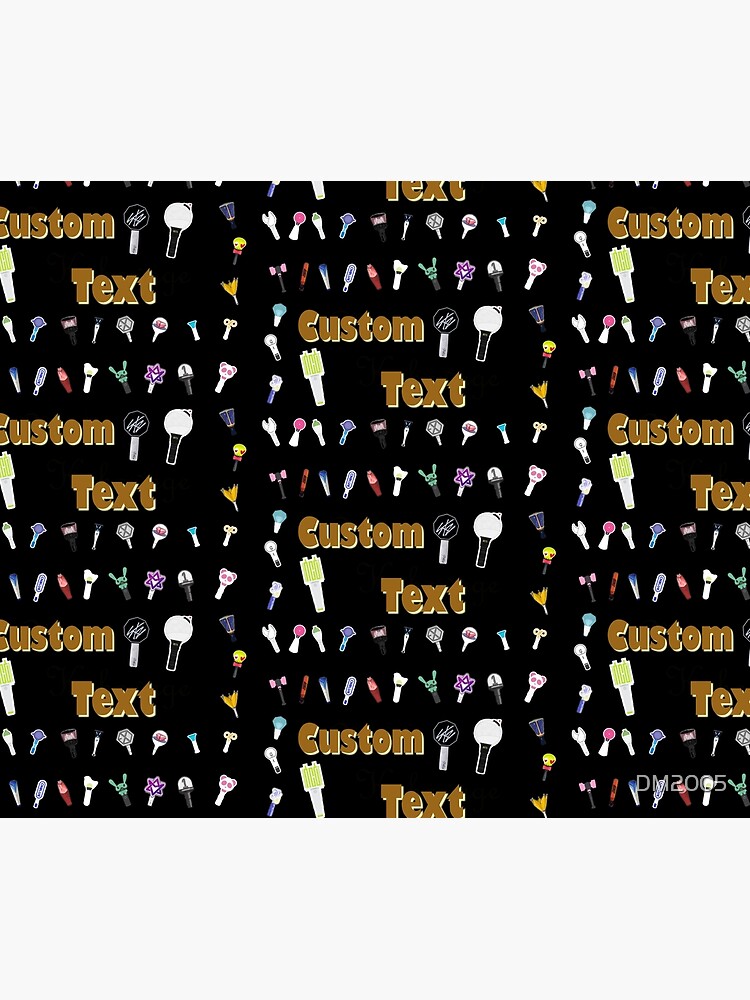 "Kpop Multifandom Lightstick Design - Custom Text and Arrangement ...