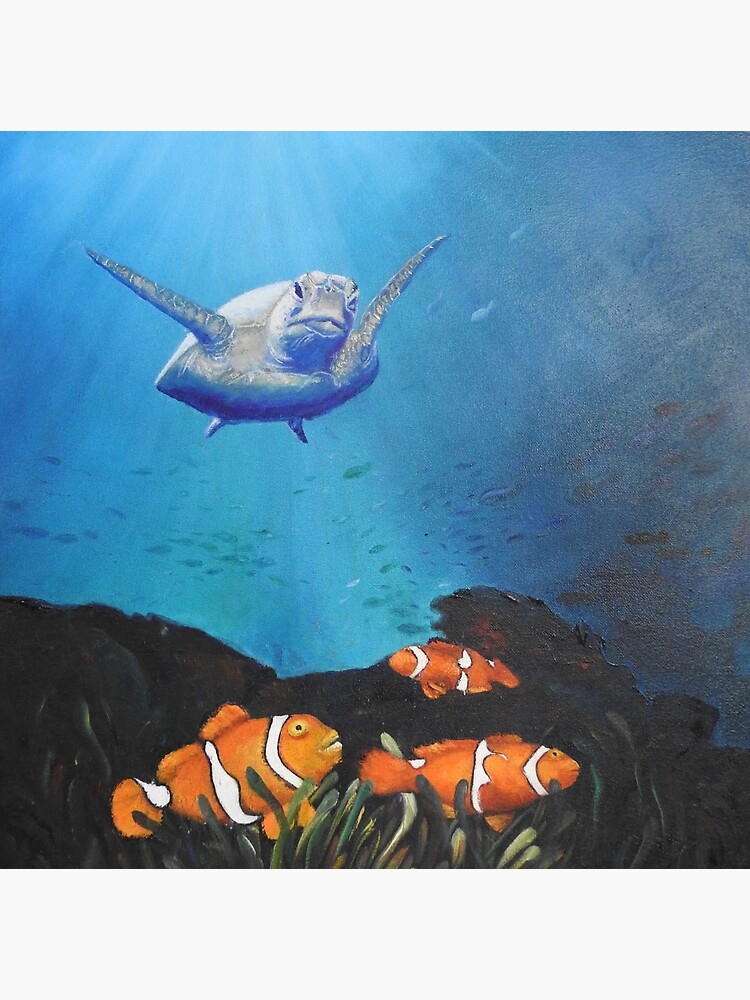 "Nemo & turtles" Sticker by Coralieart | Redbubble