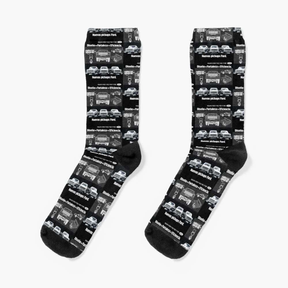 "FORD F-SERIES PICKUP" Socks for Sale by ThrowbackMotors | Redbubble