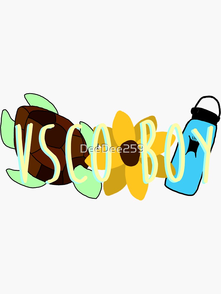"VSCO Boy" Sticker for Sale by DeeDee259 | Redbubble