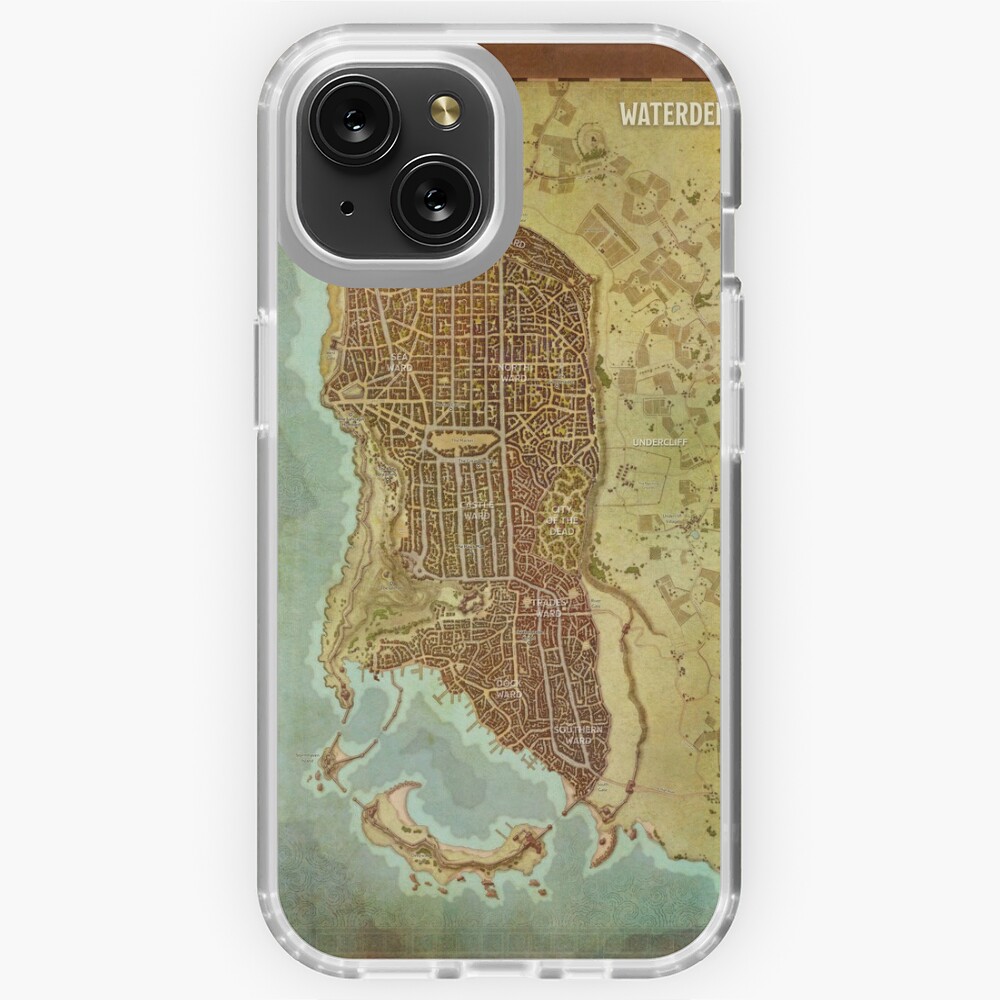 "Waterdeep City Map" Poster for Sale by wolfofthenorth | Redbubble