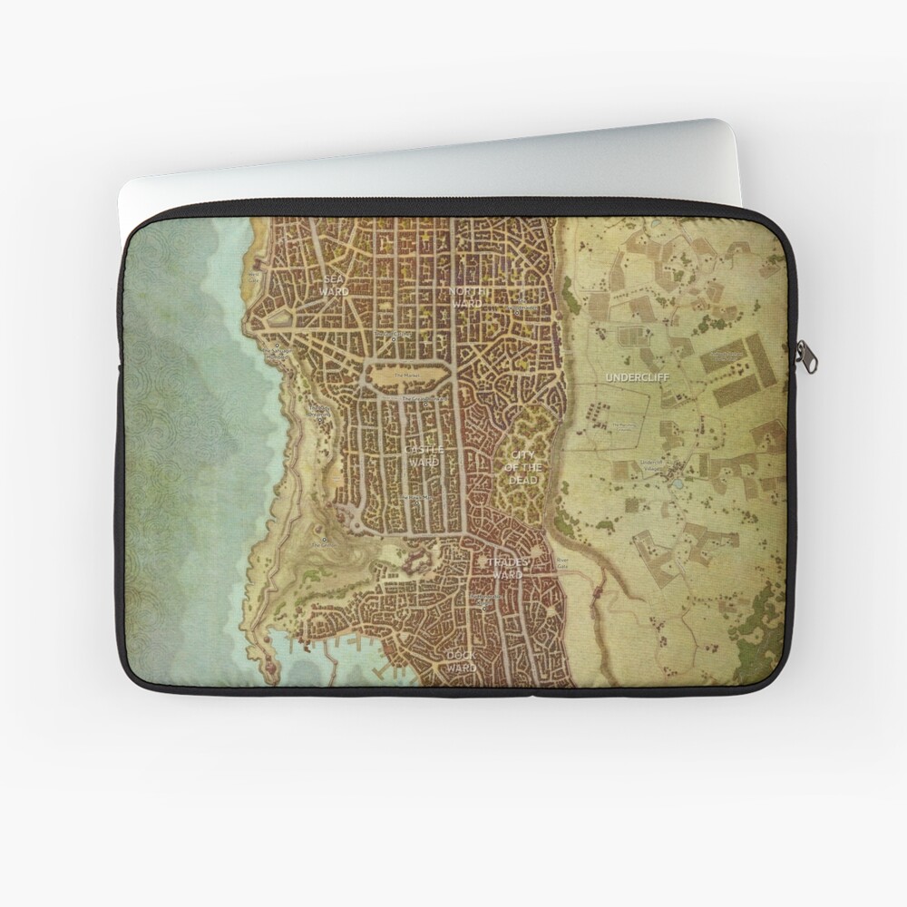 "Waterdeep City Map" Poster for Sale by wolfofthenorth | Redbubble