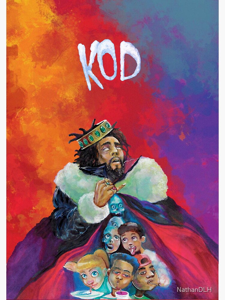 "J. COLE KOD Artwork" Sticker by NathanDLH | Redbubble