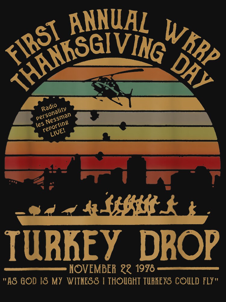 "First annual WKRP Thanksgiving Day Turkey Drop with Les-Nessman ...