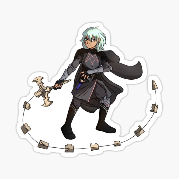"byleth (alt colors)" Sticker for Sale by catherine-draws | Redbubble