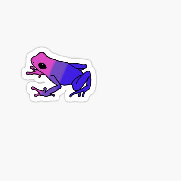 "BI FROG !" Sticker by feopaint | Redbubble