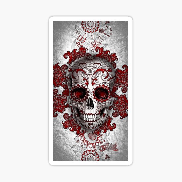 "Skull Design" Sticker by Medly | Redbubble
