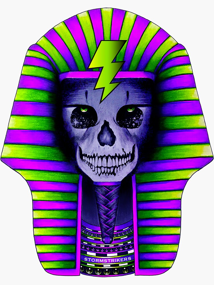 "Pharaoh Storm - purple" Sticker for Sale by StormStrikers | Redbubble