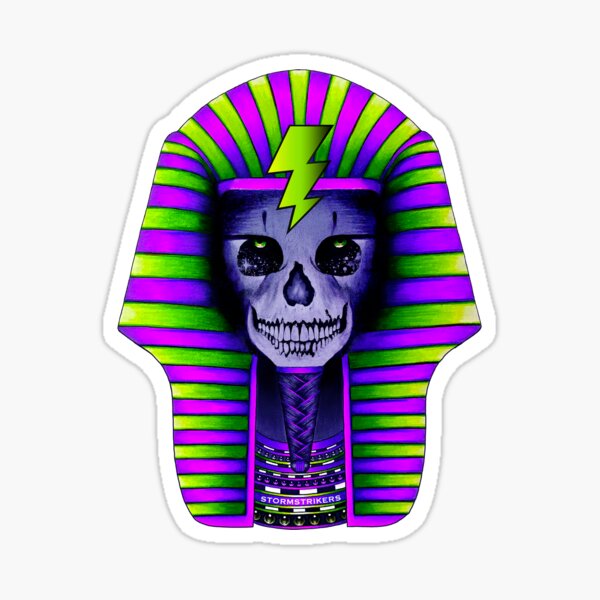 "Pharaoh Storm - purple" Sticker for Sale by StormStrikers | Redbubble
