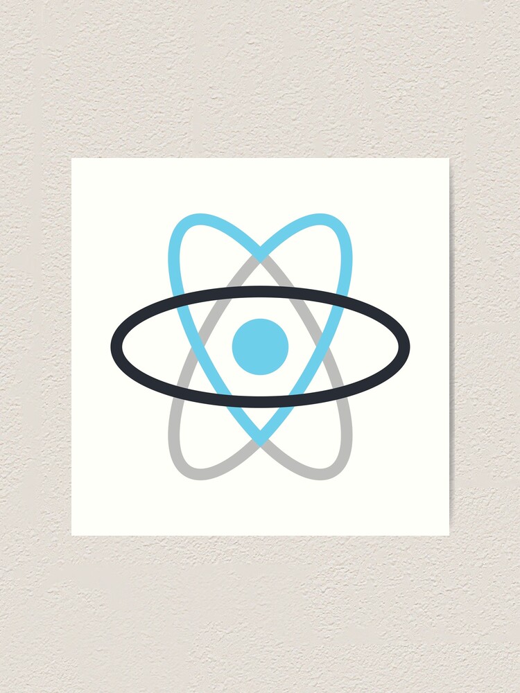 "React.js Logo" Art Print by hipstuff | Redbubble