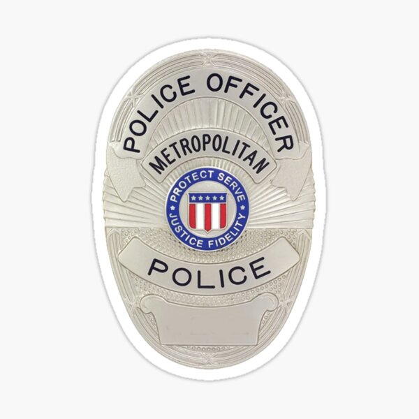 "Police Officer" Sticker for Sale by Lawrence Baird | Redbubble