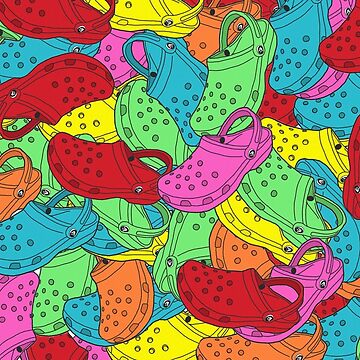 "crocs collage" Sticker for Sale by Madeline Pourciau | Redbubble