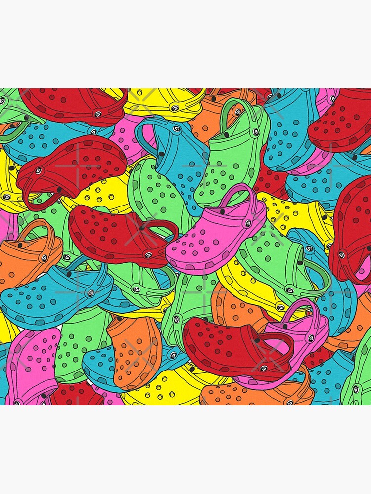 "crocs collage" Sticker for Sale by Madeline Pourciau | Redbubble