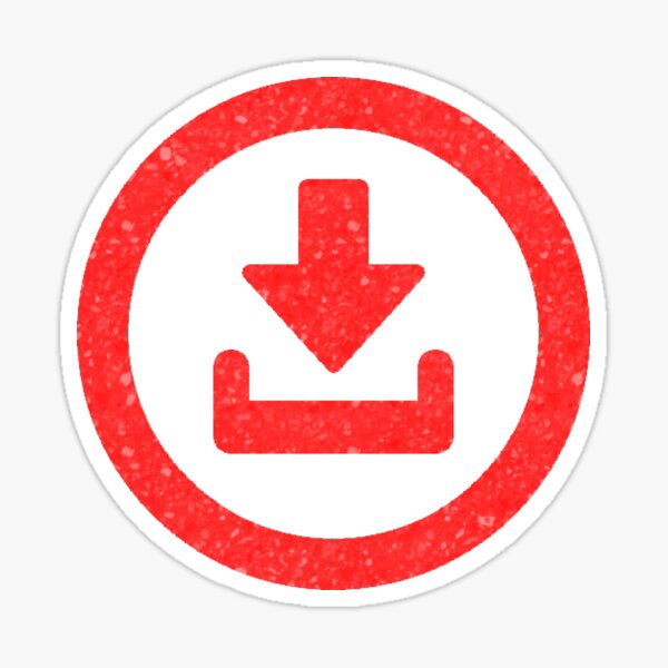 "Computer Geek Download Symbol - Hacktivist" Sticker for Sale by ...