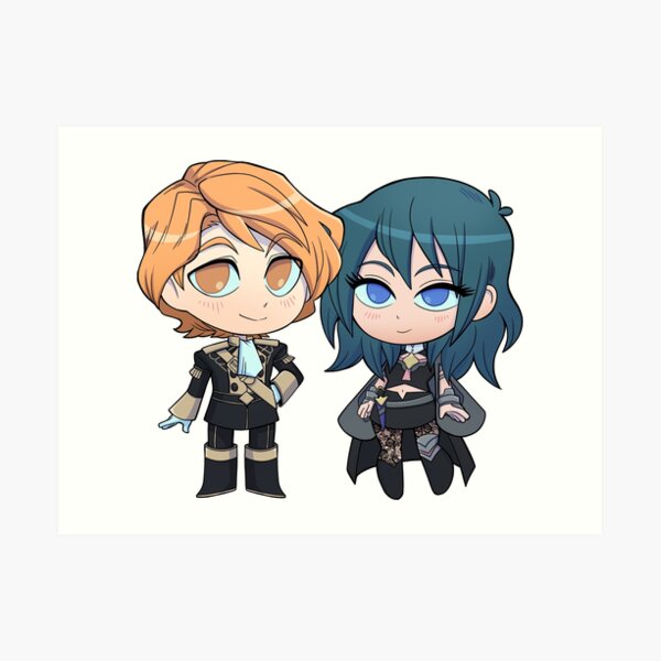 "Byleth (F!Byleth) and Ferdinand - Fire Emblem Three Houses - Chibi ...