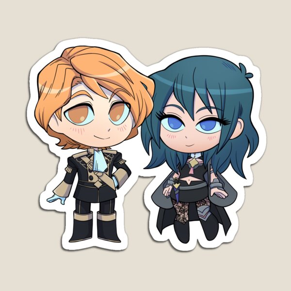 "Byleth (F!Byleth) and Ferdinand - Fire Emblem Three Houses - Chibi ...