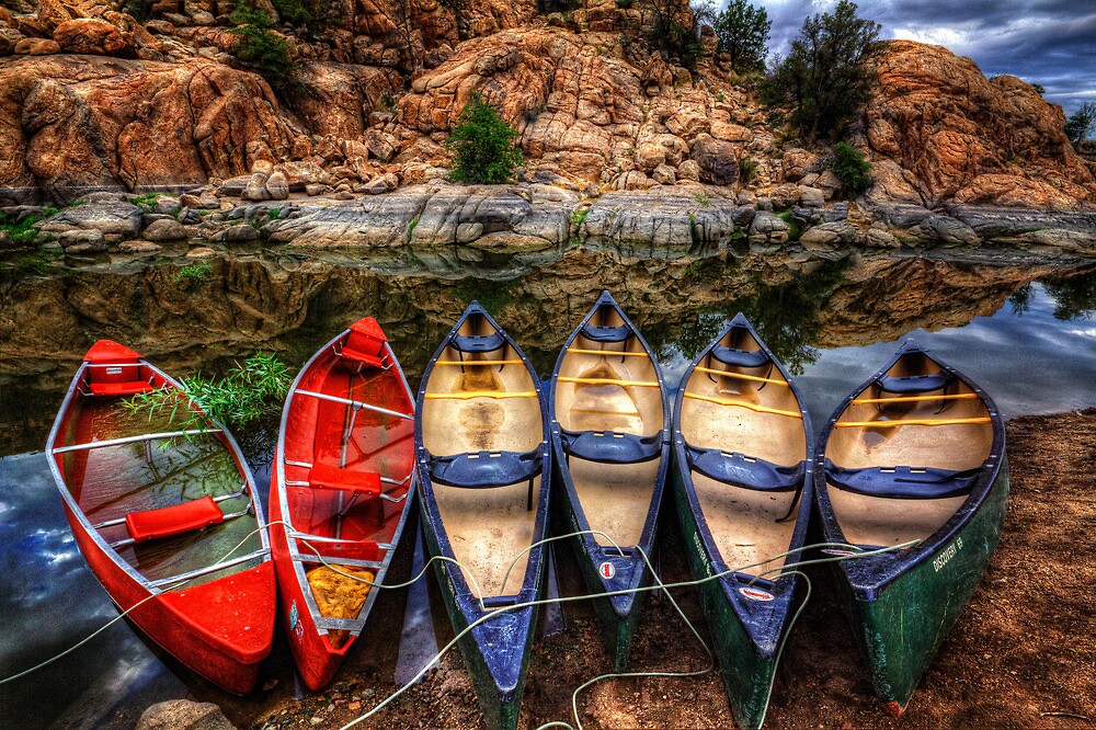 "Canoe Color" by Bob Larson | Redbubble