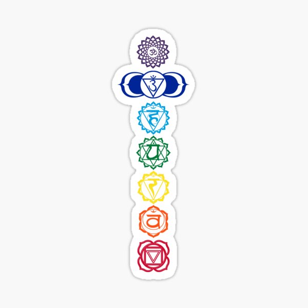 "The Seven Chakras" Sticker for Sale by Aedesigns145 | Redbubble