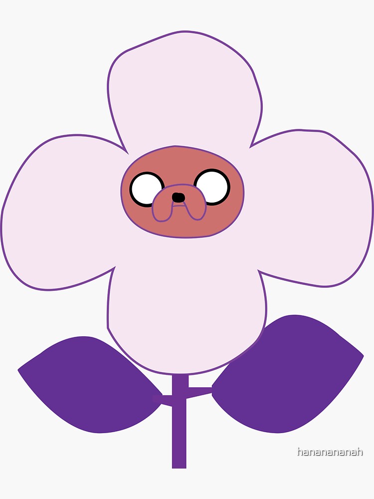 "flower jake" Sticker for Sale by hananananah | Redbubble