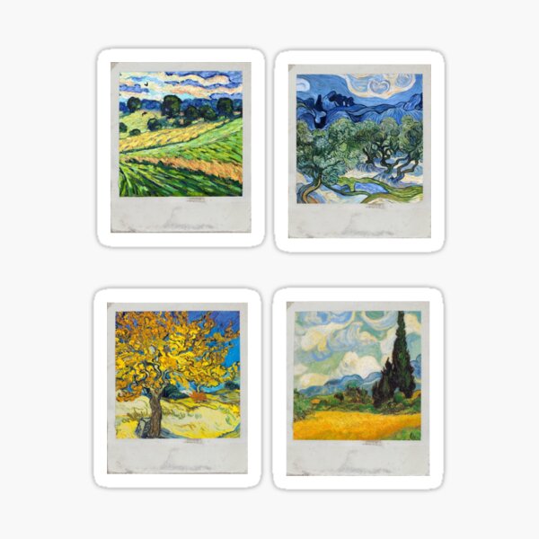 Pegatina «Paquete de pegatinas polaroid de Van Gogh» de destineyfranke ...