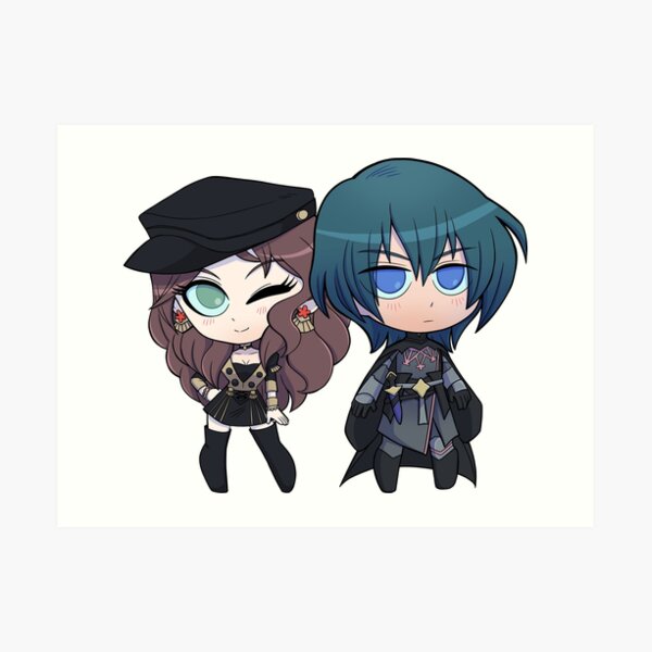 "Byleth (M!Byleth) and Dorothea - Fire Emblem Three Houses - Chibi ...