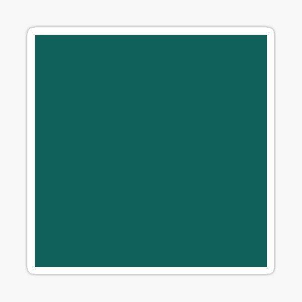 "Emerald green color" Sticker for Sale by chubbyberry | Redbubble