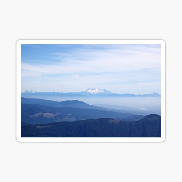 "Mt. Baker" Sticker for Sale by couragesings | Redbubble