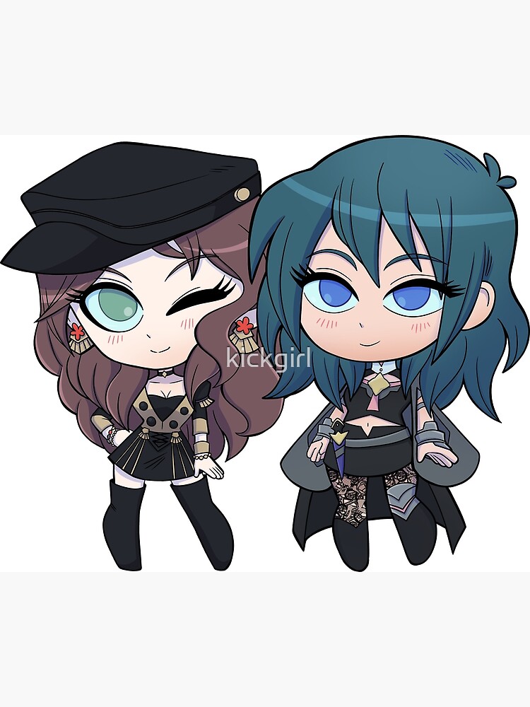 "Byleth (F! Byleth) und Dorothea - Fire Emblem Drei Häuser - Chibi ...