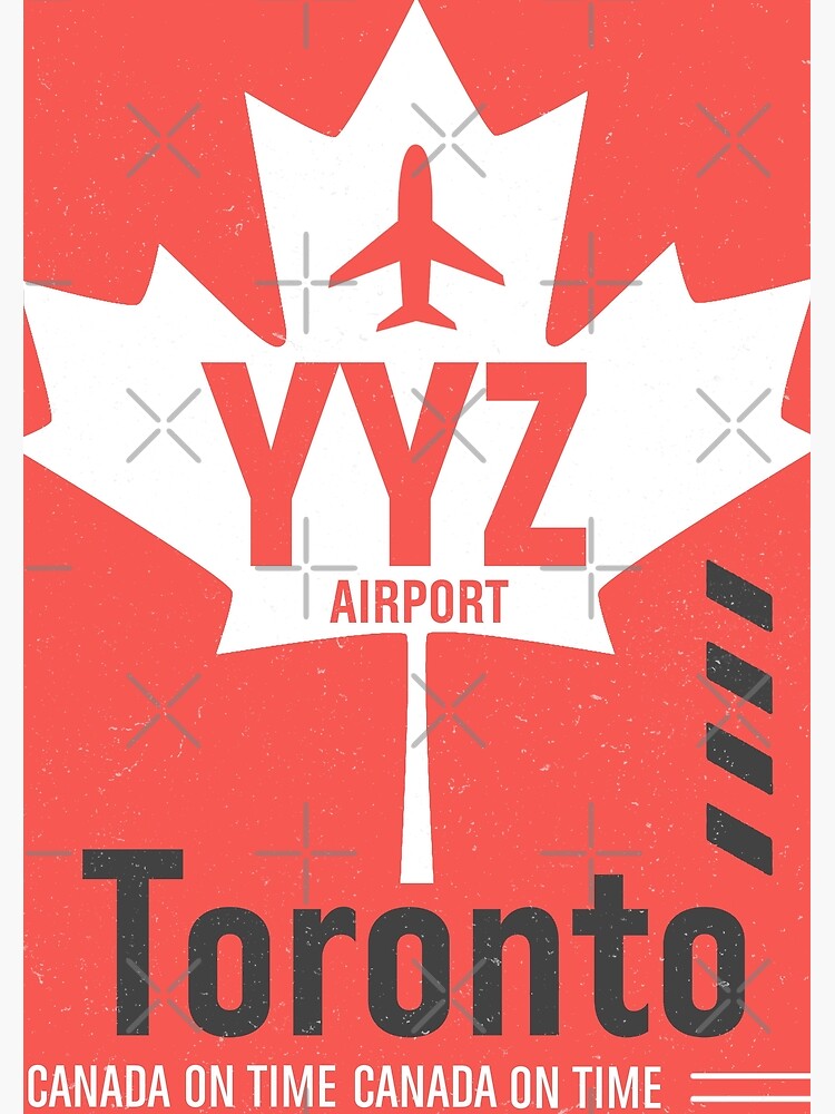"YYZ Toronto Canada " Poster by Aviators | Redbubble