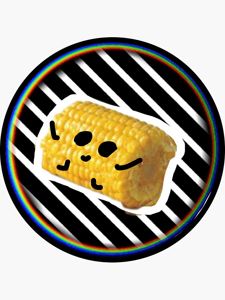 "aesthetic sweetcorn" Sticker for Sale by teenartforyou | Redbubble