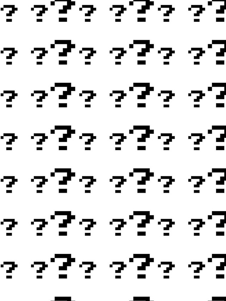 "Pixel Question Mark " iPhone Case for Sale by Donsaii | Redbubble