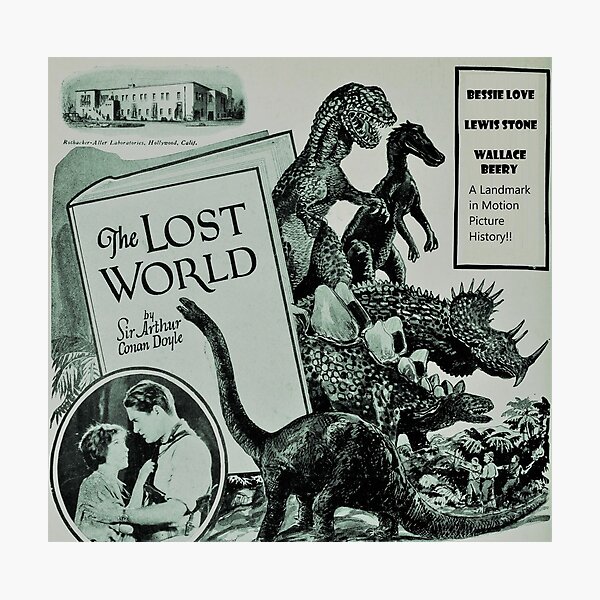 "The Lost World 1925 movie poster" Photographic Print for Sale by Love30smovies | Redbubble