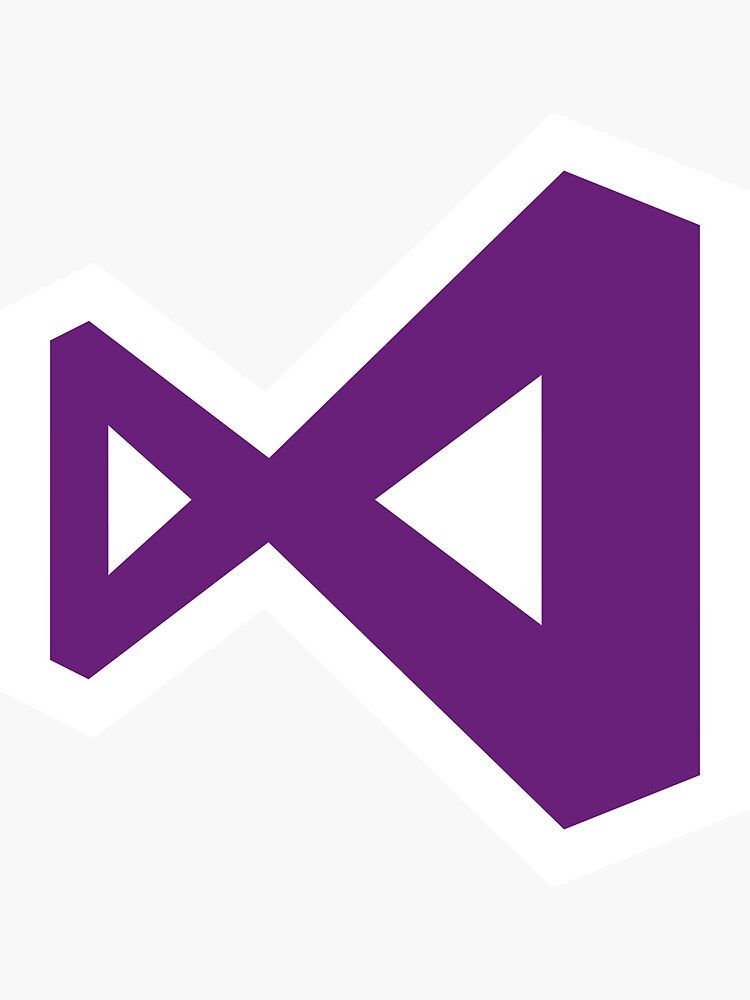 "Visual Studio Logo" Sticker by vladocar | Redbubble