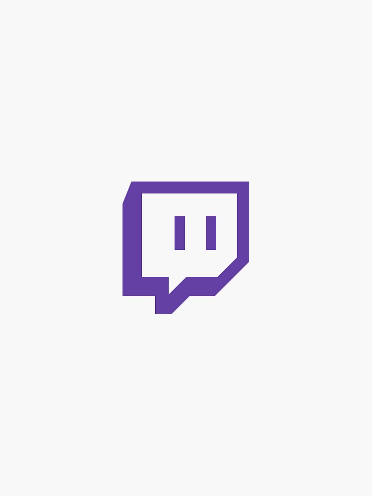 "Twitch Logo" Sticker for Sale by itsthenolan | Redbubble