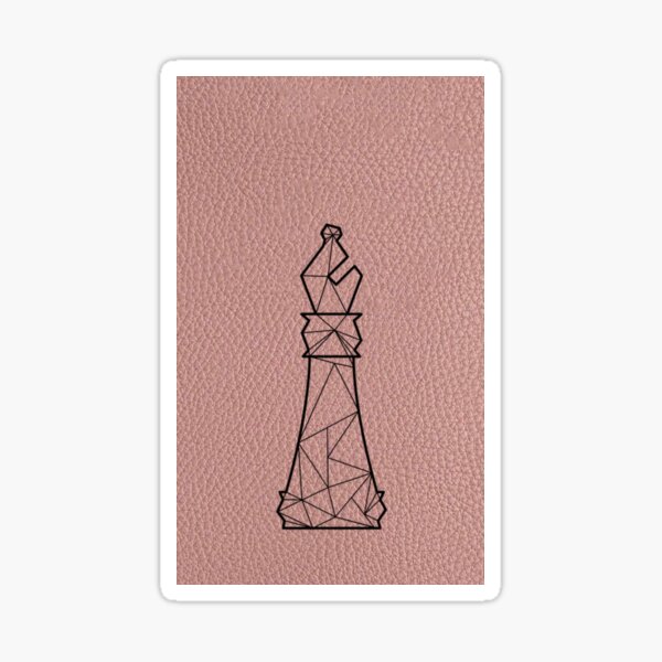 "Checkmate " Sticker for Sale by kat-ange1 | Redbubble