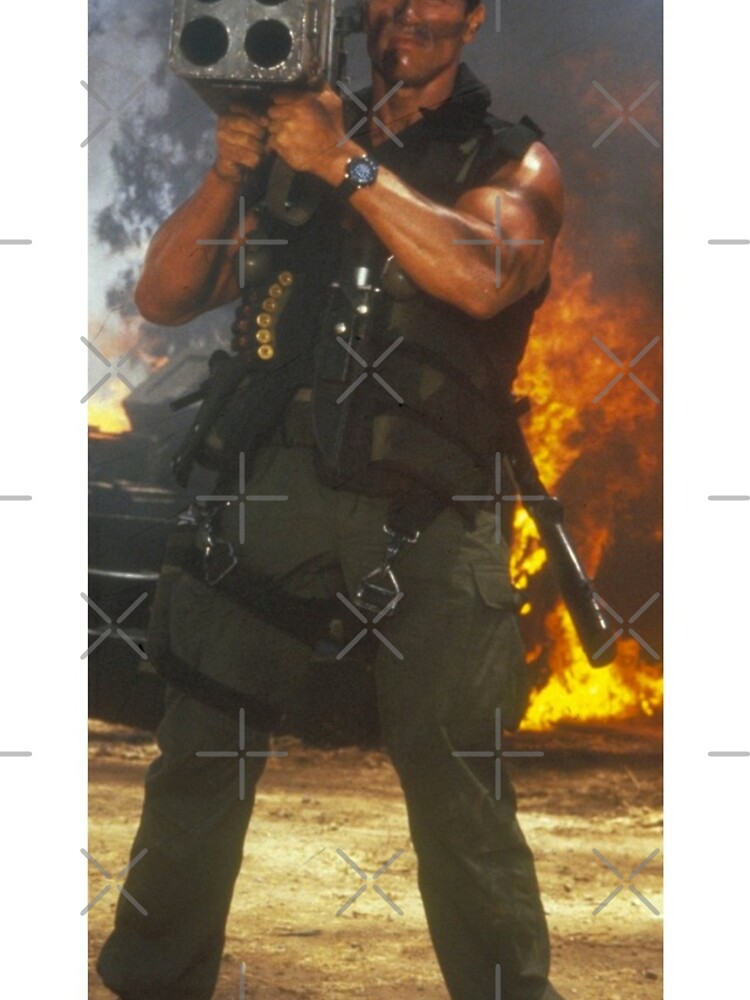 "Arnold Schwarzenegger movie Commando 1985 poster glossy smooth ...