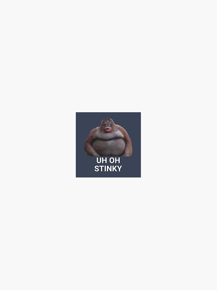 "uh oh stinky" Sticker for Sale by Alexis-I-F | Redbubble
