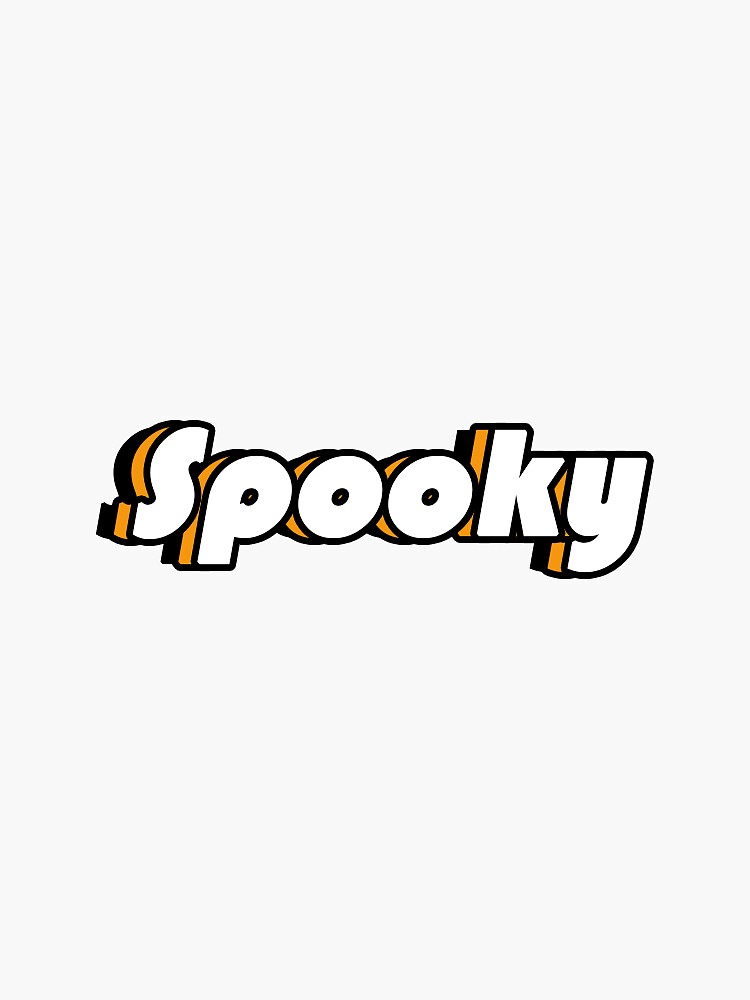 "Spooky Szn" Sticker by elianabishop | Redbubble