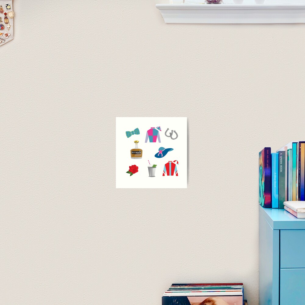 "Horse Racing" Sticker for Sale by stephlodesign | Redbubble