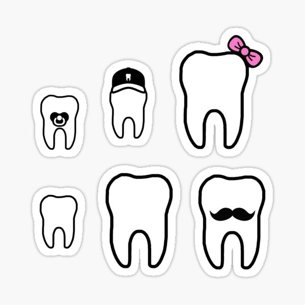 Tooth Stickers | Redbubble